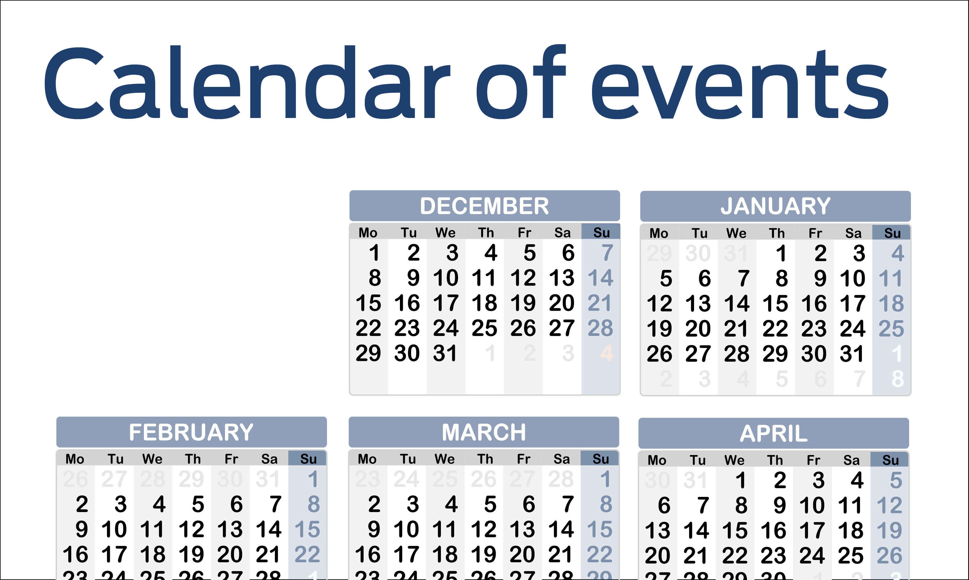 Calendar of events | The Medical Journal of Australia